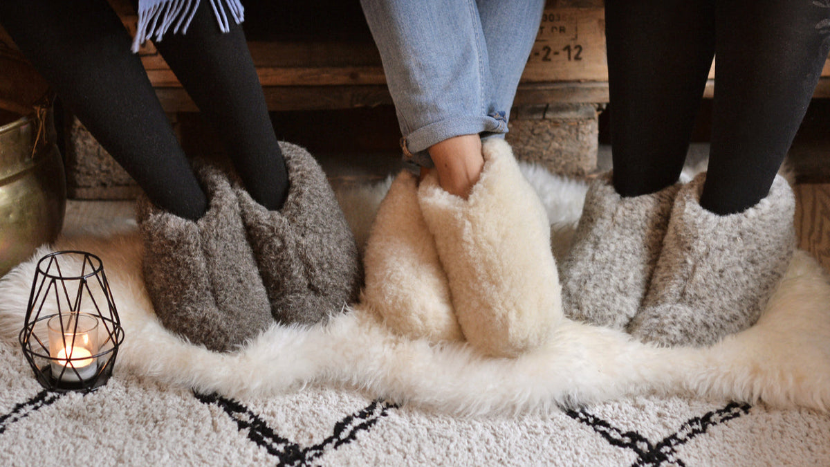 Hjemmesko i uld (+100.000 solgte sutsko) » The Cozy Sheep